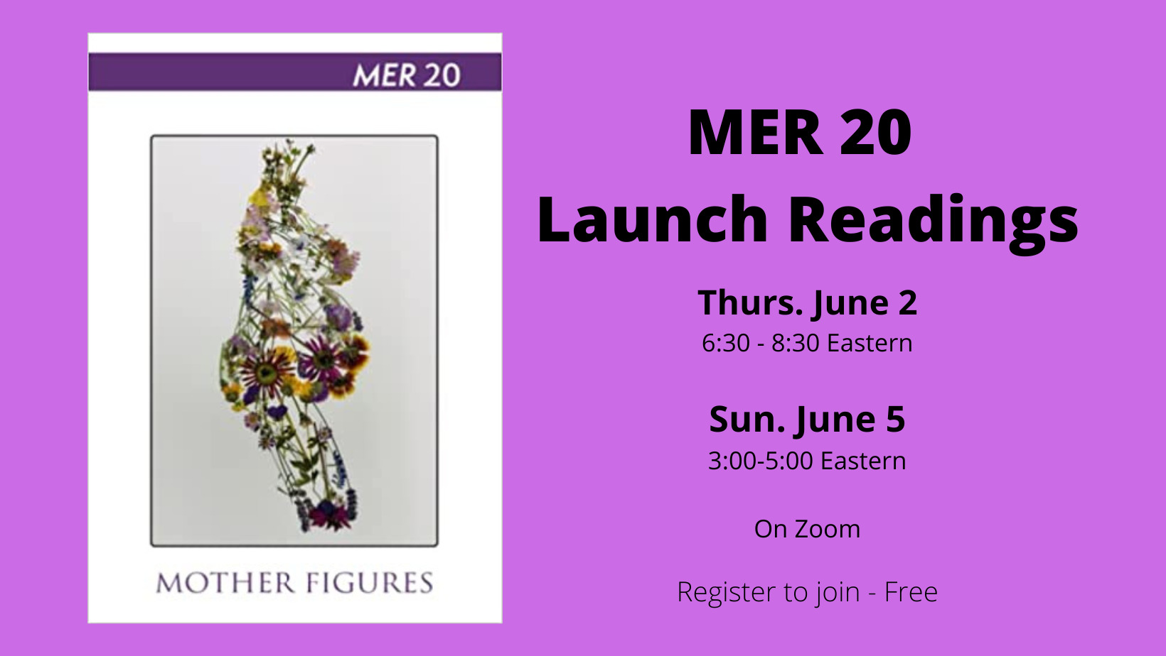MER 20 Launch Parties June 2nd and June 5th - Recordings Online - MER ...