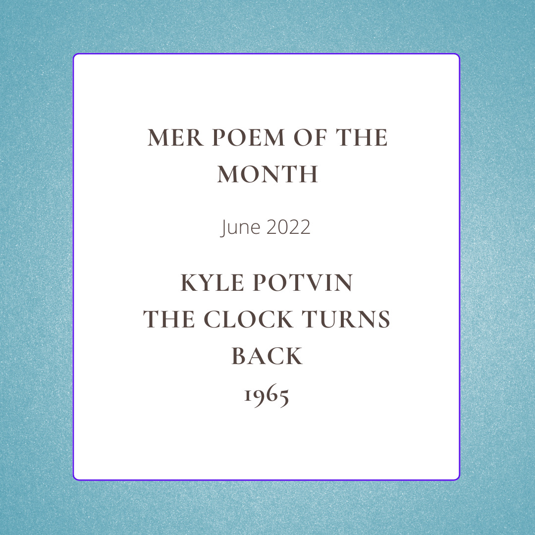 Poem of the Month - June 2022 - MER - Mom Egg Review
