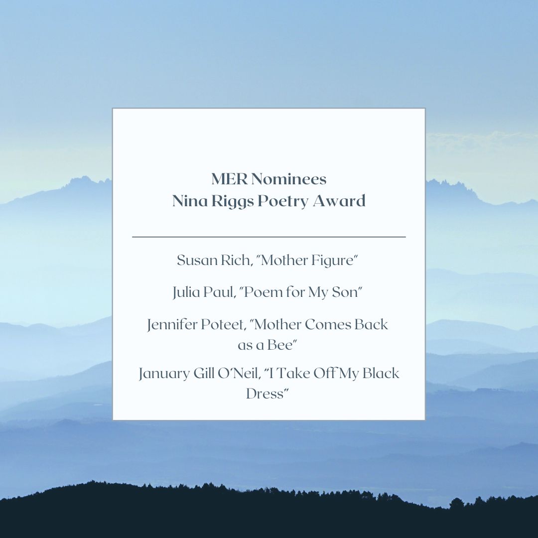 MER Nominees - Nina Riggs Poetry Prize - MER - Mom Egg Review