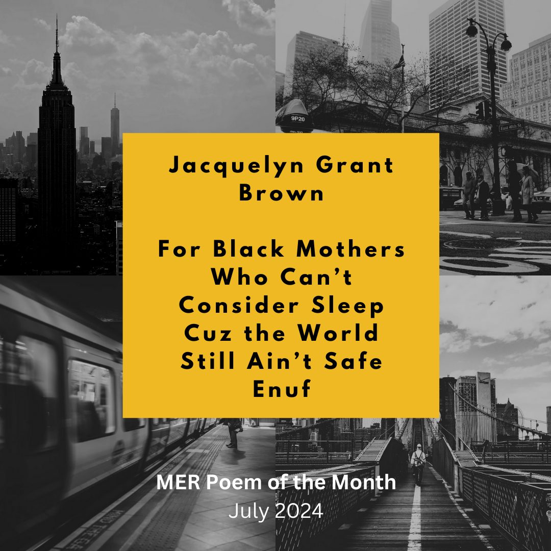 Poem of the Month - July 2024 - MER - Mom Egg Review